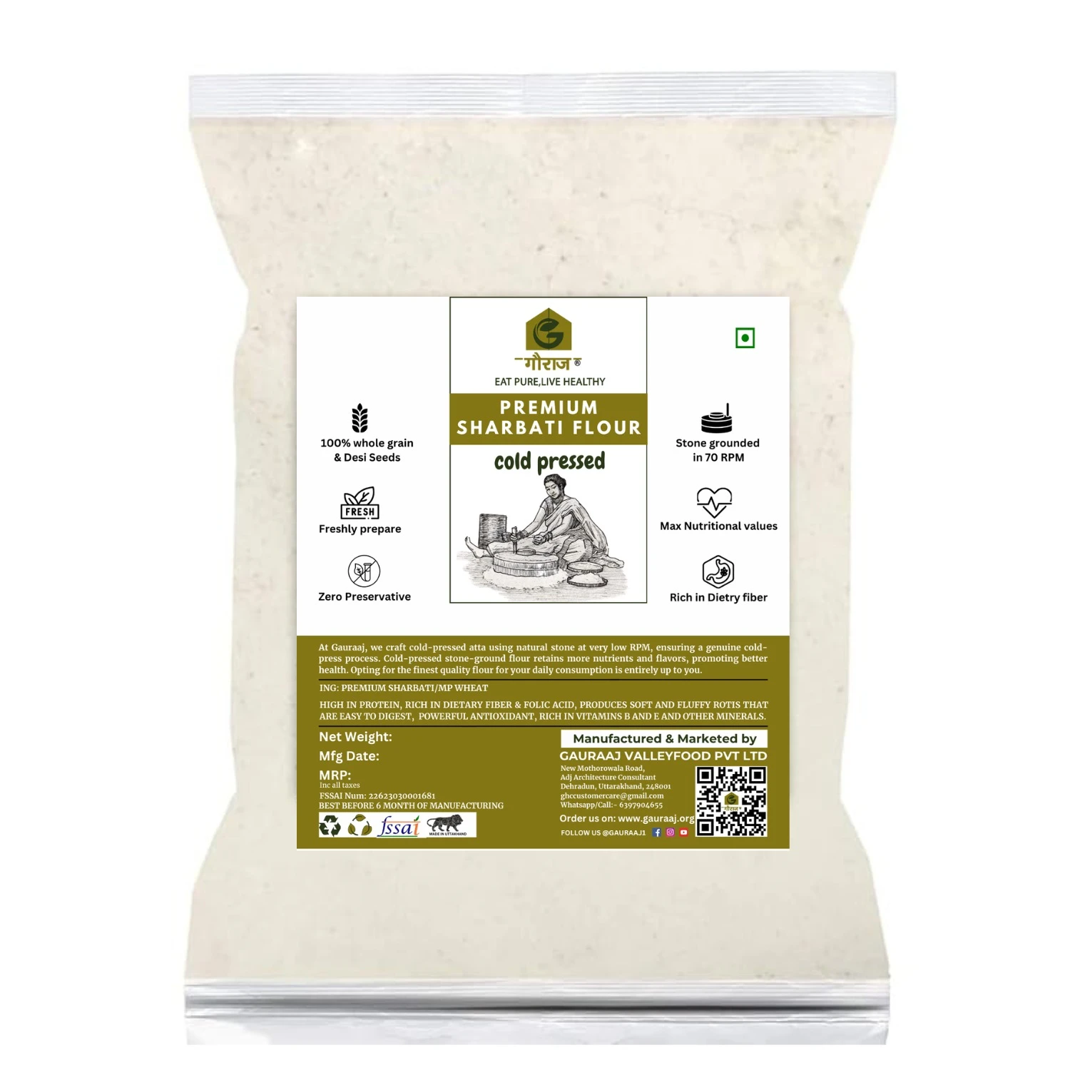 Stone-Ground Wheat Flour